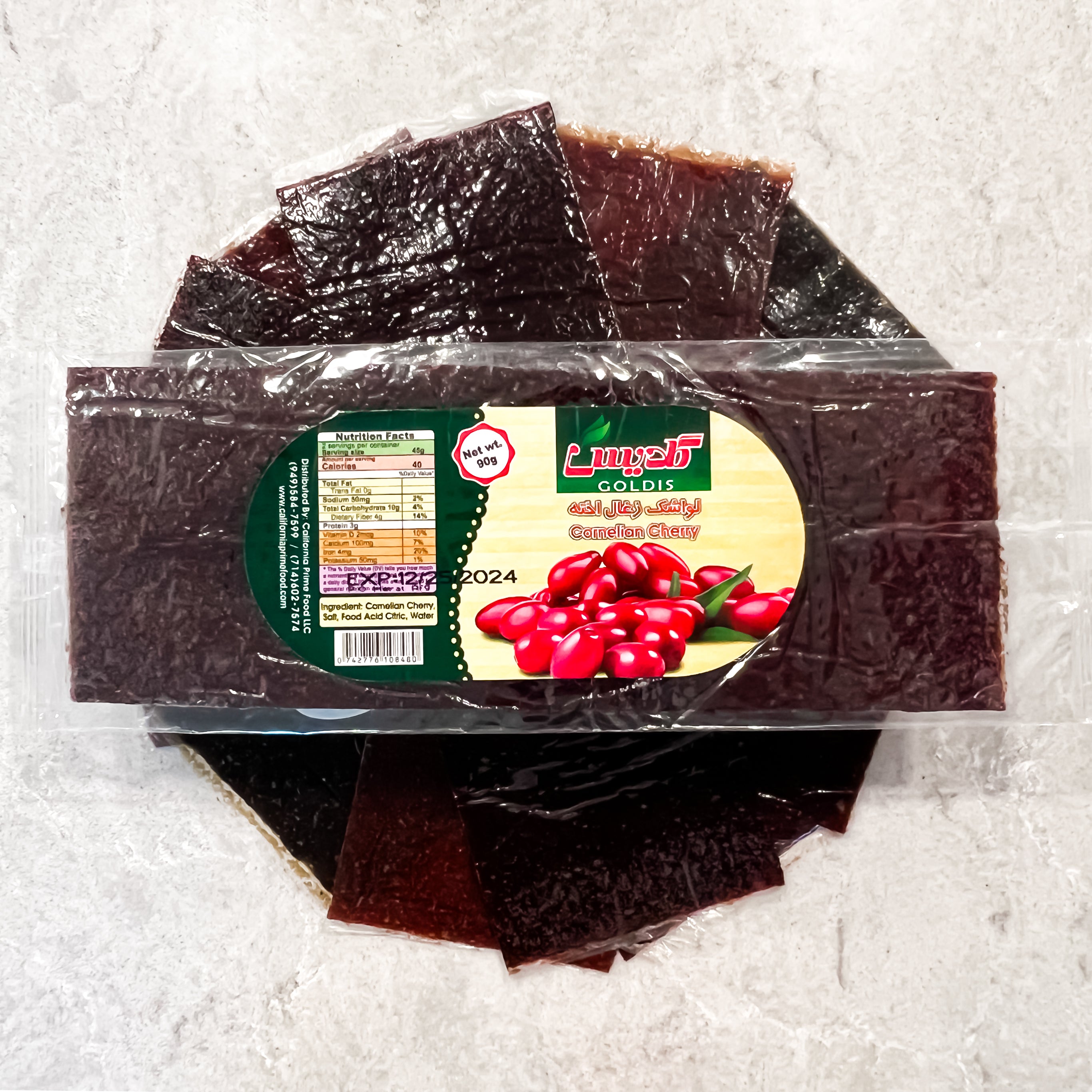 Cornelian Cherry (Zogholakhteh) Lavashak Sheet | Lavashak.com - Persian ...